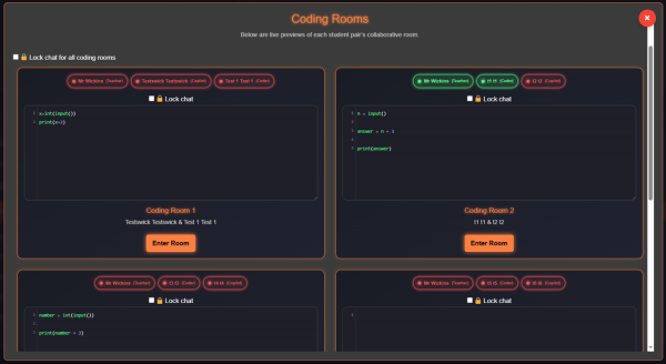 🚀 Introducing Coding Rooms in CSUK Coder{+} - CSUK