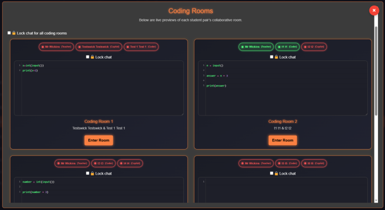 🚀 Introducing Coding Rooms in CSUK Coder{+} - CSUK